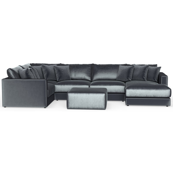 Everly Quinn Nyrie 5-piece Modular Sectional And 1 Included Cocktail ...