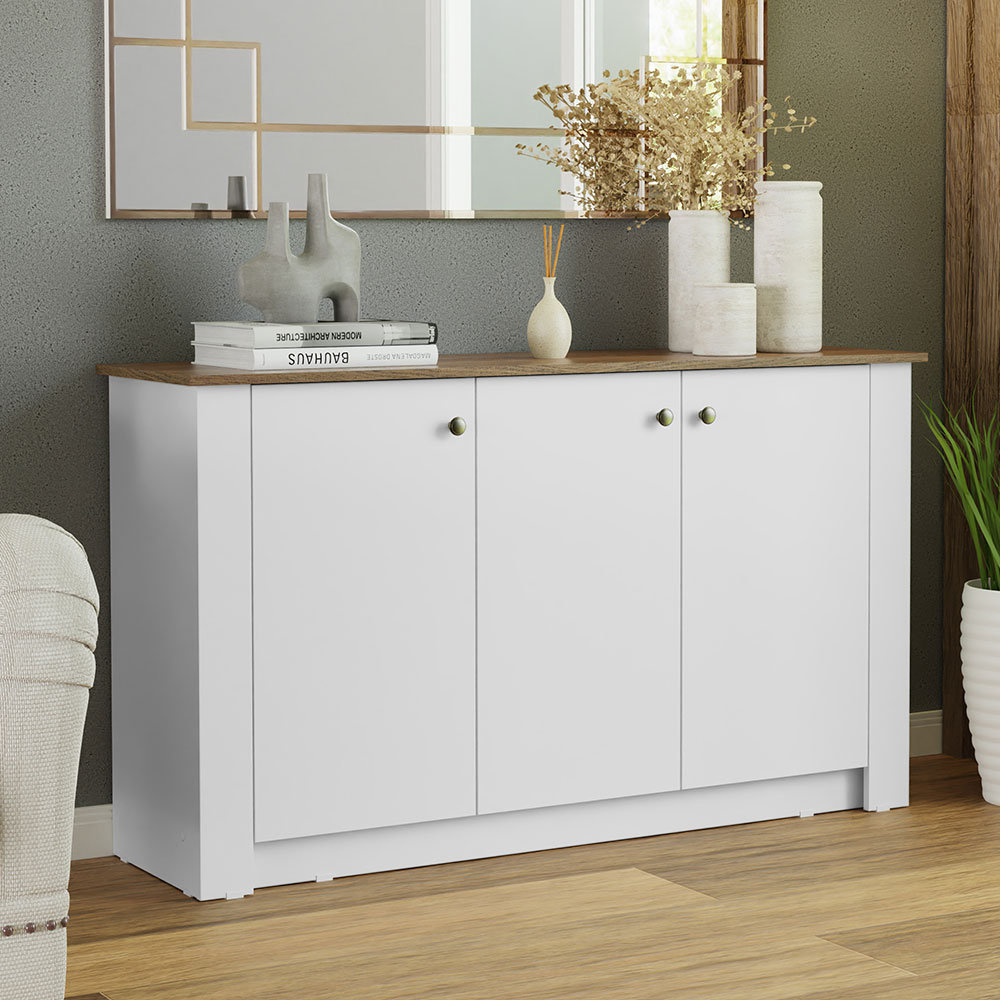 Latitude Run® Borkovany Modern Sideboard Buffet Storage Utility Cabinet ...