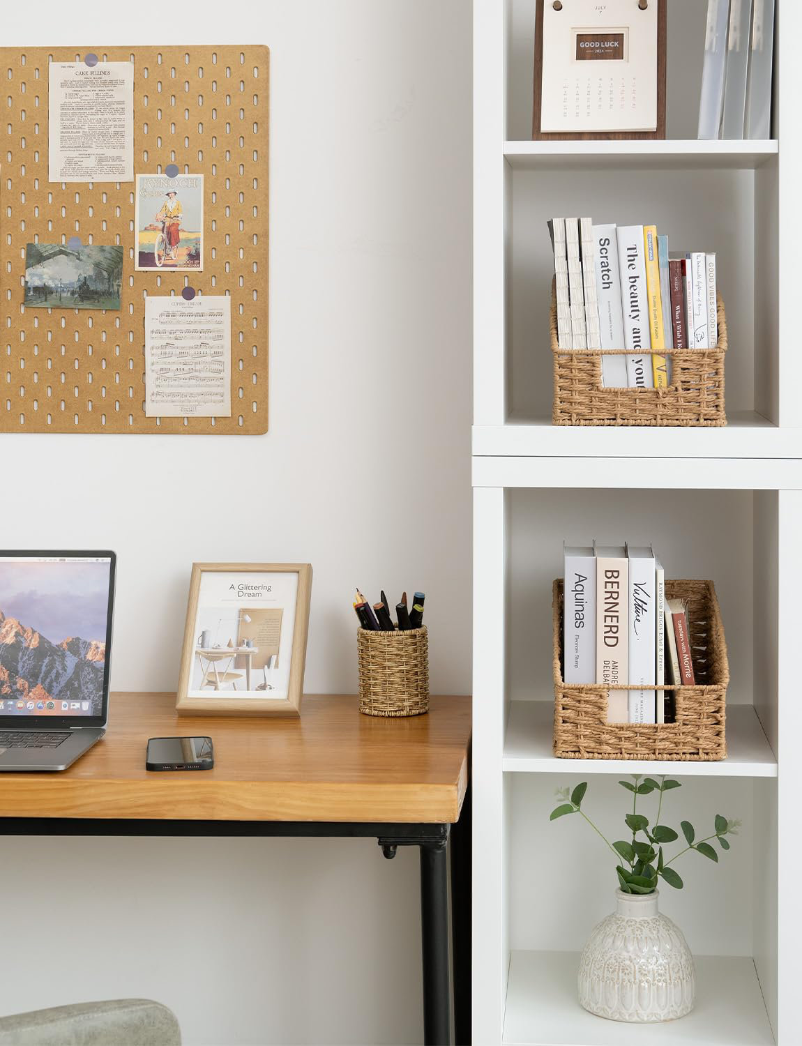 Bayou Breeze Handwoven Light Brown Round Paper Rope Baskets With ...
