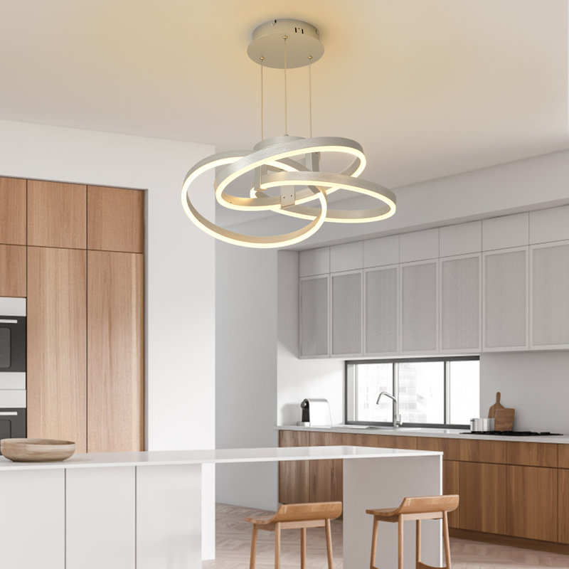 Mercer41 Beacan Dimmable LED Geometric Chandelier | Wayfair