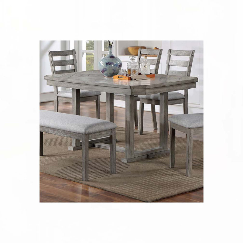 Lark Manor™ Wood Top Dining Table With Trestle Base | Wayfair