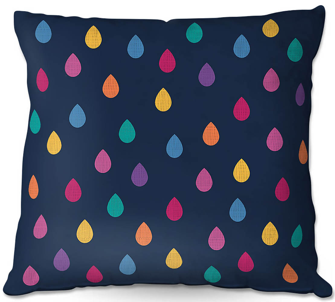 DiaNoche Designs Couch Raindrops Nursery Throw Pillow | Wayfair