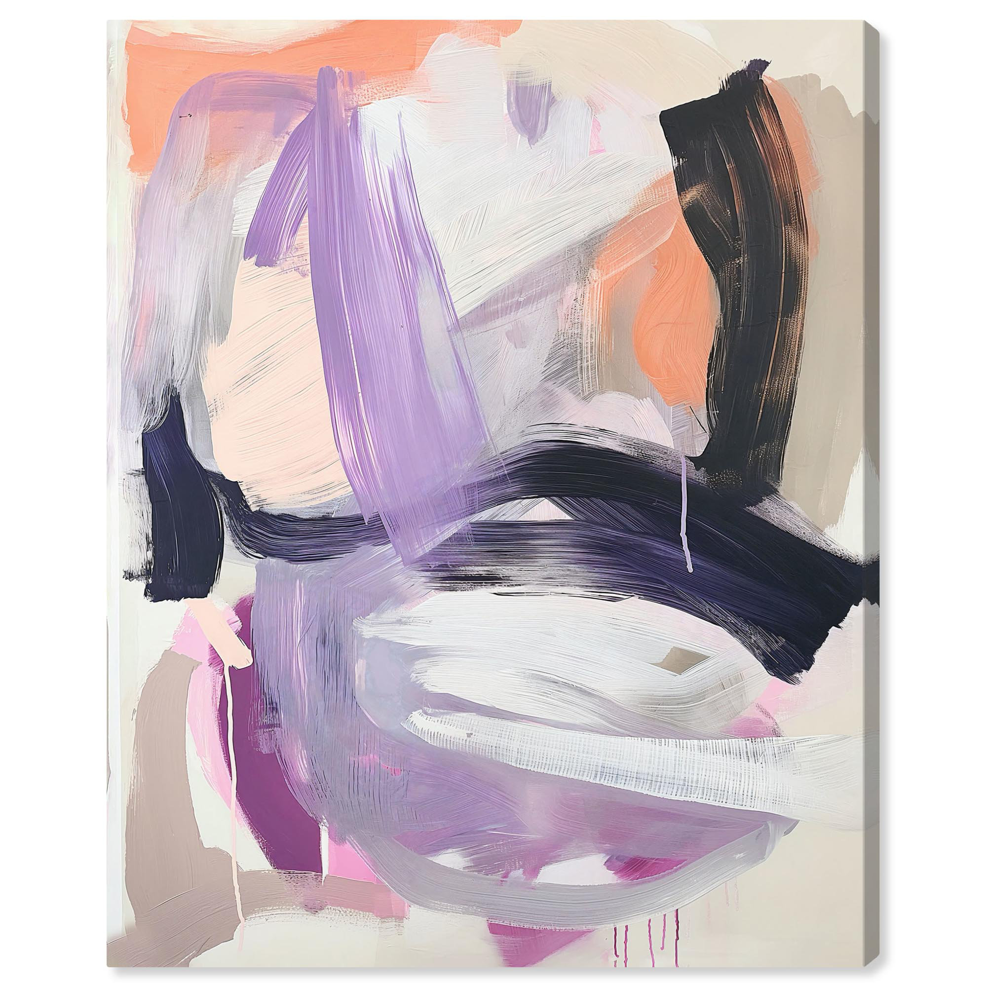 Art Remedy Polychrome Whispers II Canvas Pastel Abstracts by Art Remedy ...