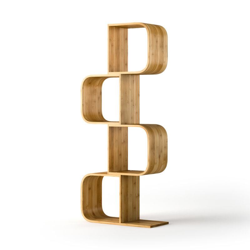 Ivy Bronx Maddisen 4-Tier Vertical Bookshelf | Wayfair