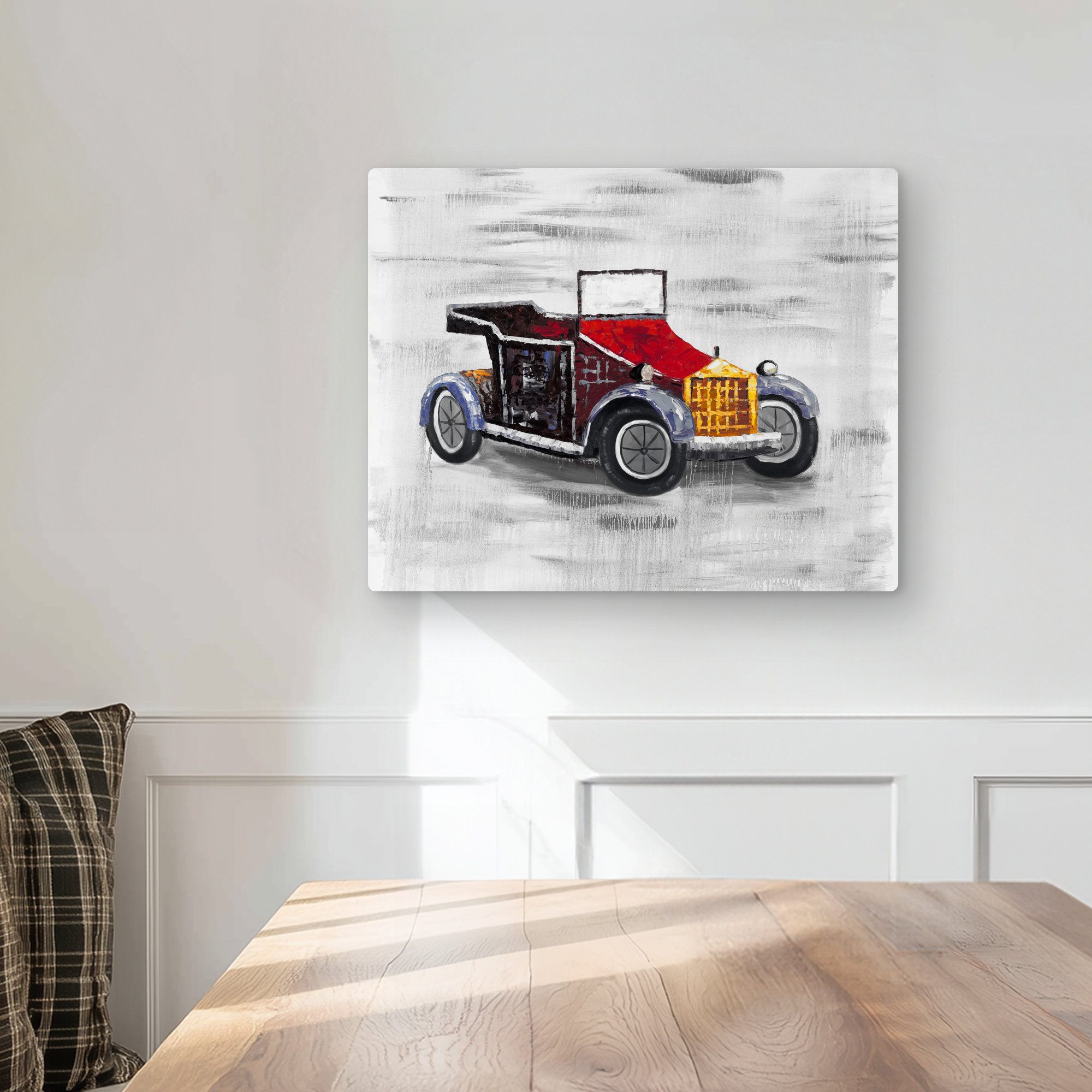 Begin Edition International Inc. Vintage Car with Sunroof | Metal Print ...