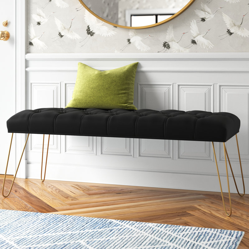 Etta Avenue™ Romilda Upholstered Bench & Reviews | Wayfair