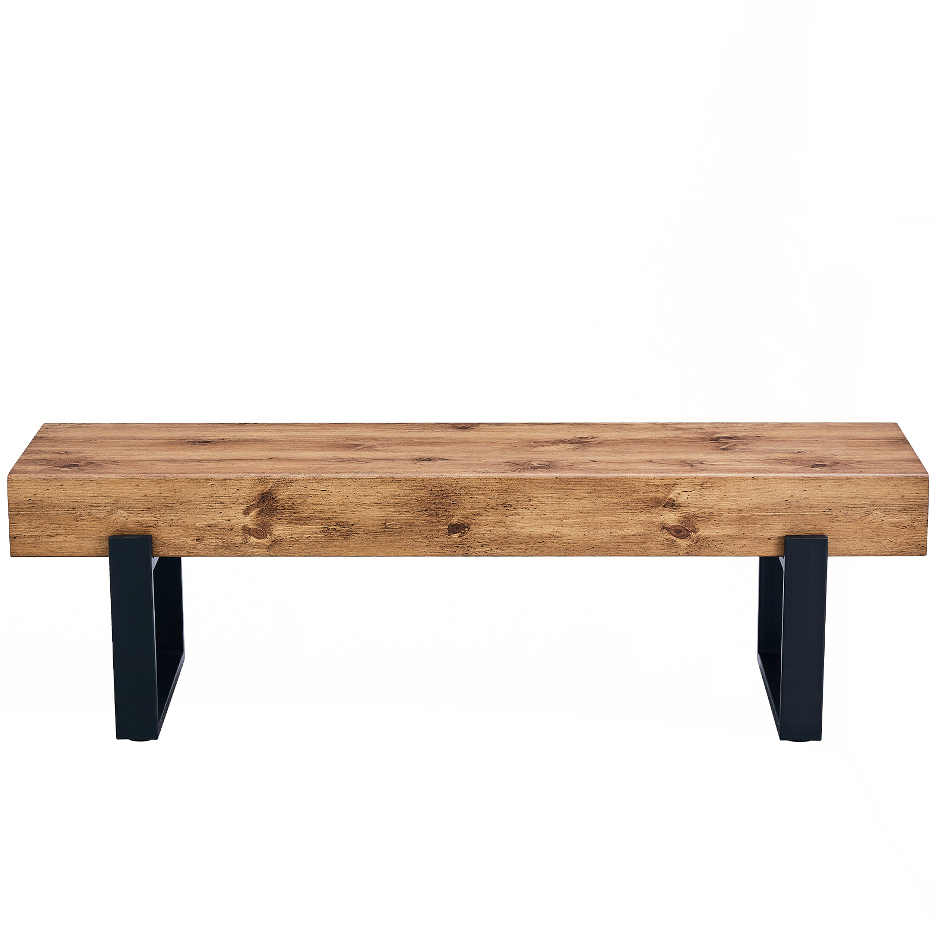 Corrigan Studio® 59" Dining Bench, Farmhouse Indoor Kitchen Table ...