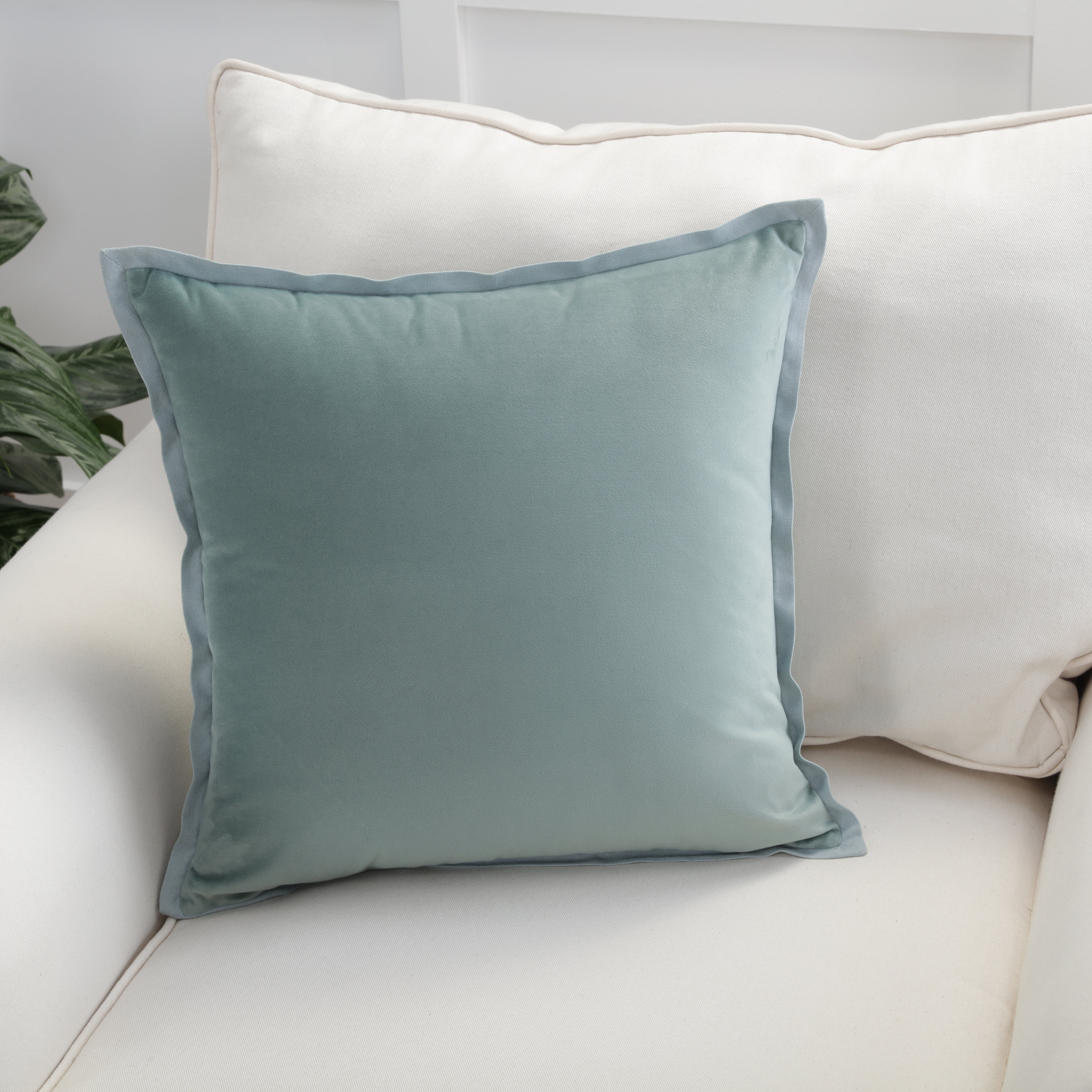 Pillow Perfect Flange Velvet Throw Pillow & Reviews | Wayfair