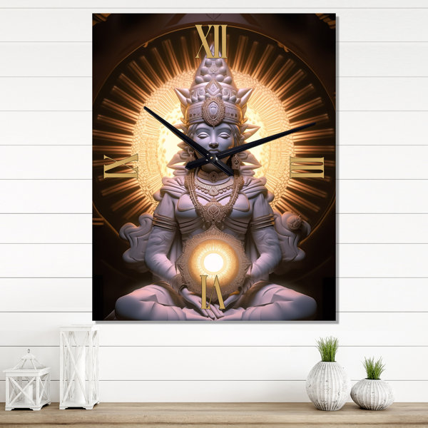 Ivy Bronx Golden Aura Hindu God - Hinduism Very Wall Clocks | Wayfair