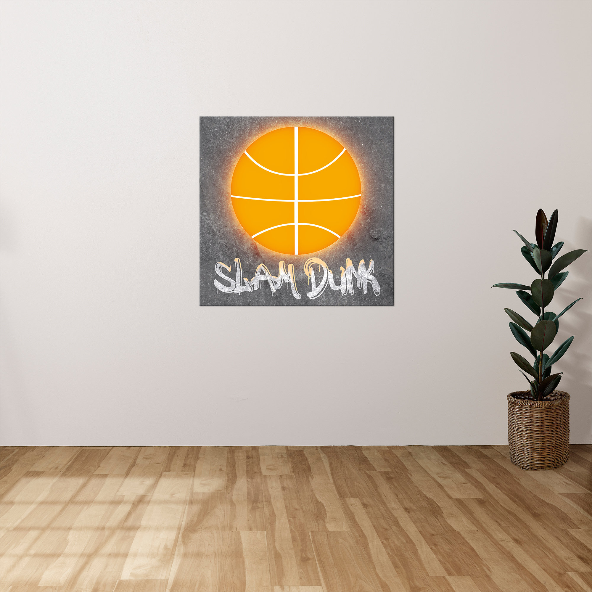 Latitude Run® "Slam Dunk" by CAD Designs Print on Canvas | Wayfair