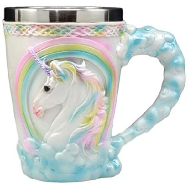 Trinx Sacred Heavenly Rainbow Unicorn Celtic Knots Rim Magical Elixir ...