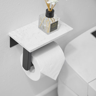 Matte Black Toilet Paper Holders You'll Love | Wayfair