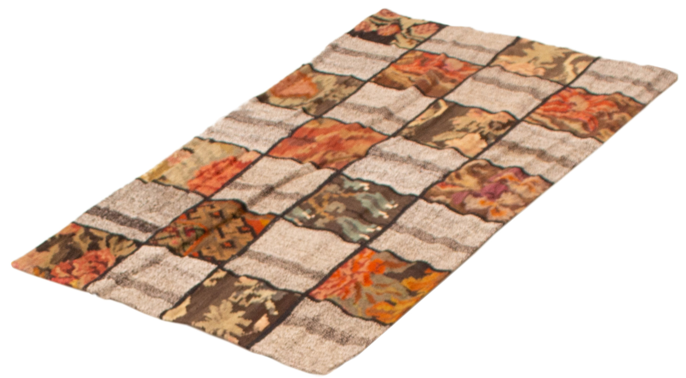 Rosalind Wheeler Alixzander Patchwork Handmade Flatweave Rectangle 3'3 ...