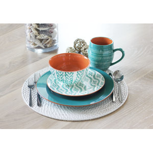 Baum Stoneware Dinnerware Set - Service for 4 & Reviews | Wayfair