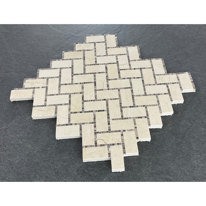 ES Stone Straight Edge Natural Stone Marble Mosaic Sheet Wall Floor Use ...