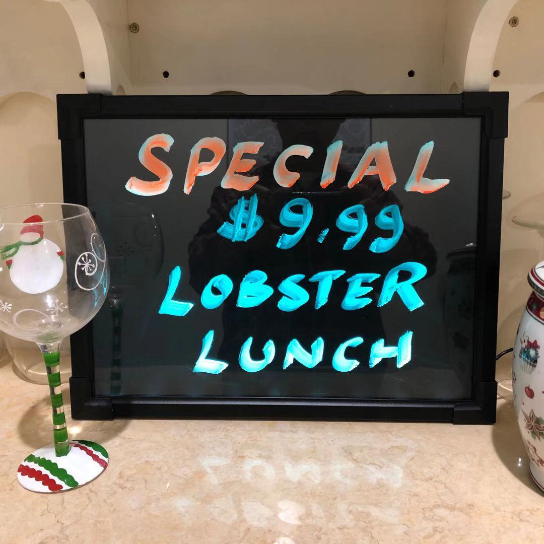 FixtureDisplays Fixturedisplays® Flashing Illuminated Erasable Neon LED ...