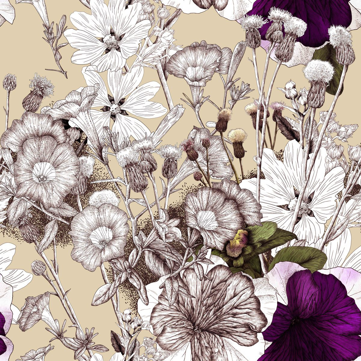 Red Barrel Studio® Housand Floral Wallpaper - Wayfair Canada
