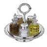 Corbell Silver Company Queen Anne 6 Piece Revolving Cruet Set & Reviews ...