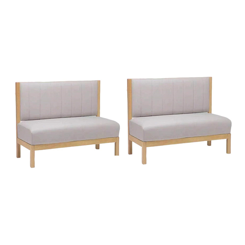 Canadian Linen Milk Tea Shop Cafe Bar Restaurant Bench Faux Leather ...