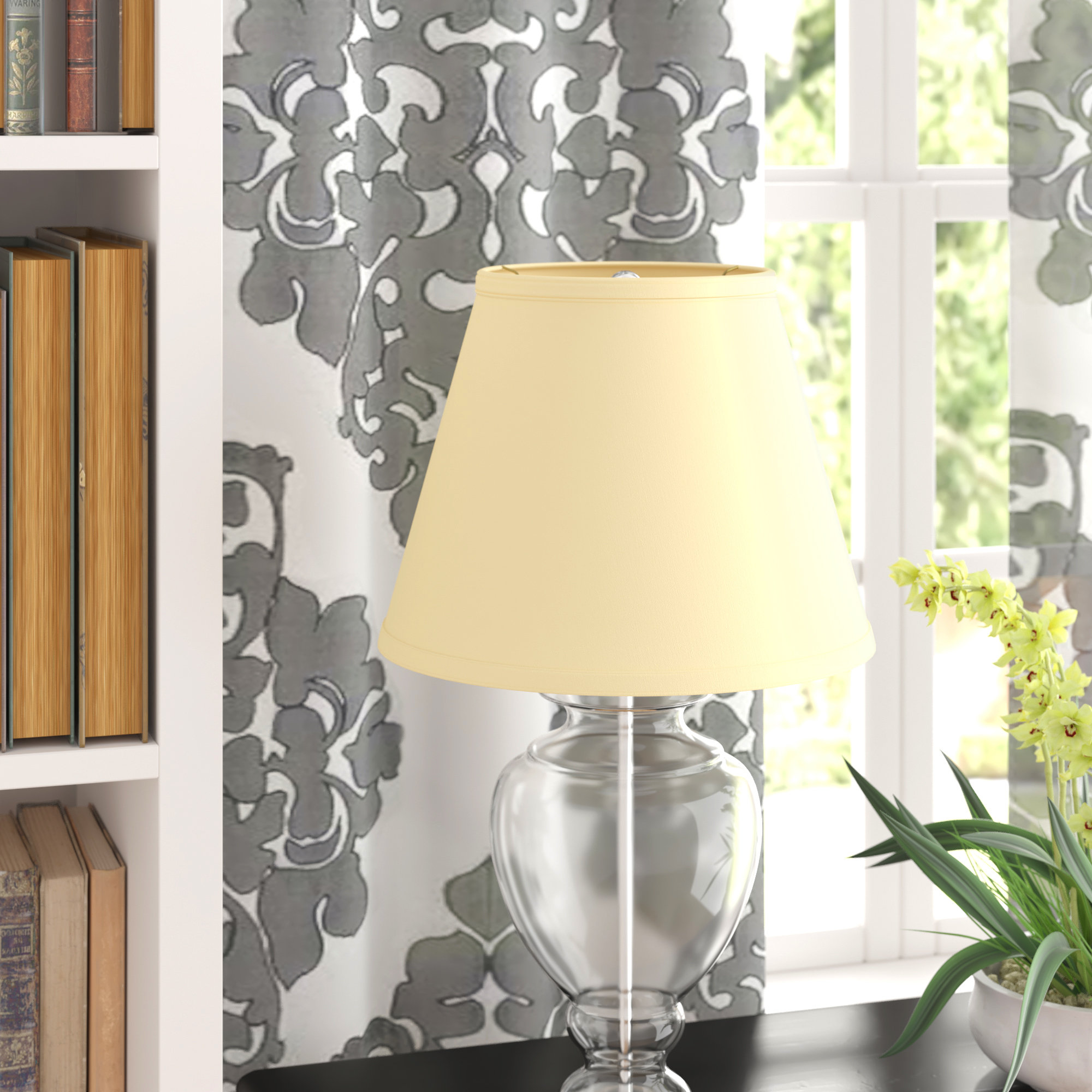 Winston Porter Deep Empire Hardback No Slub Fabric Lampshade with ...