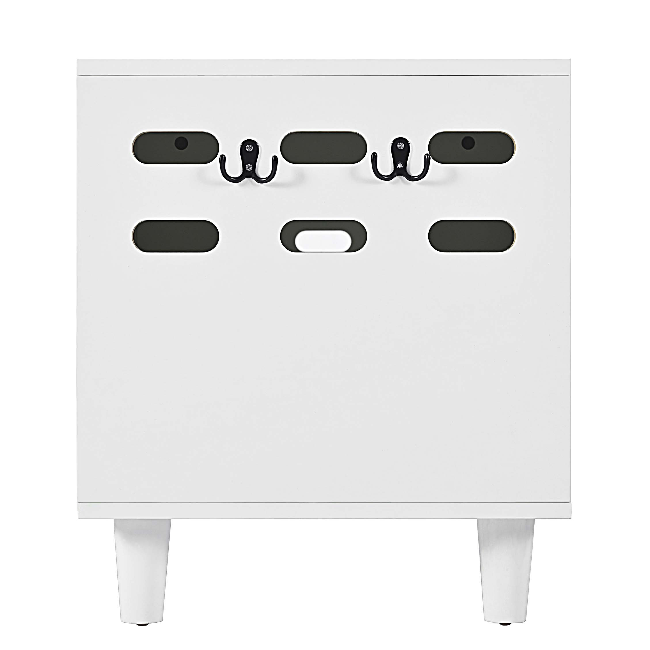 Tucker Murphy Pet™ Furniture Style Cat Cabinet Cream white Cat litter ...