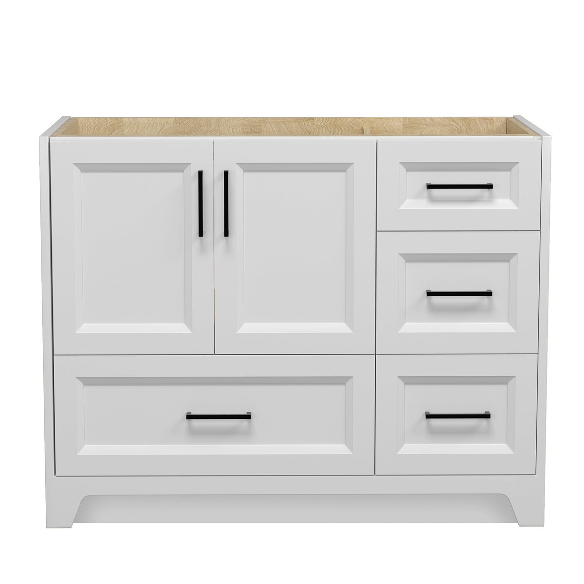 Lark Manor Solid Wood Bathroom Vanity Without Top Sink Modern Bathroom ...