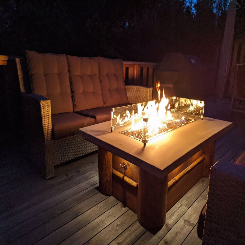 Easy Fire Pits EasyFirePits Complete DIY Pro Deluxe Propane Fire Table ...