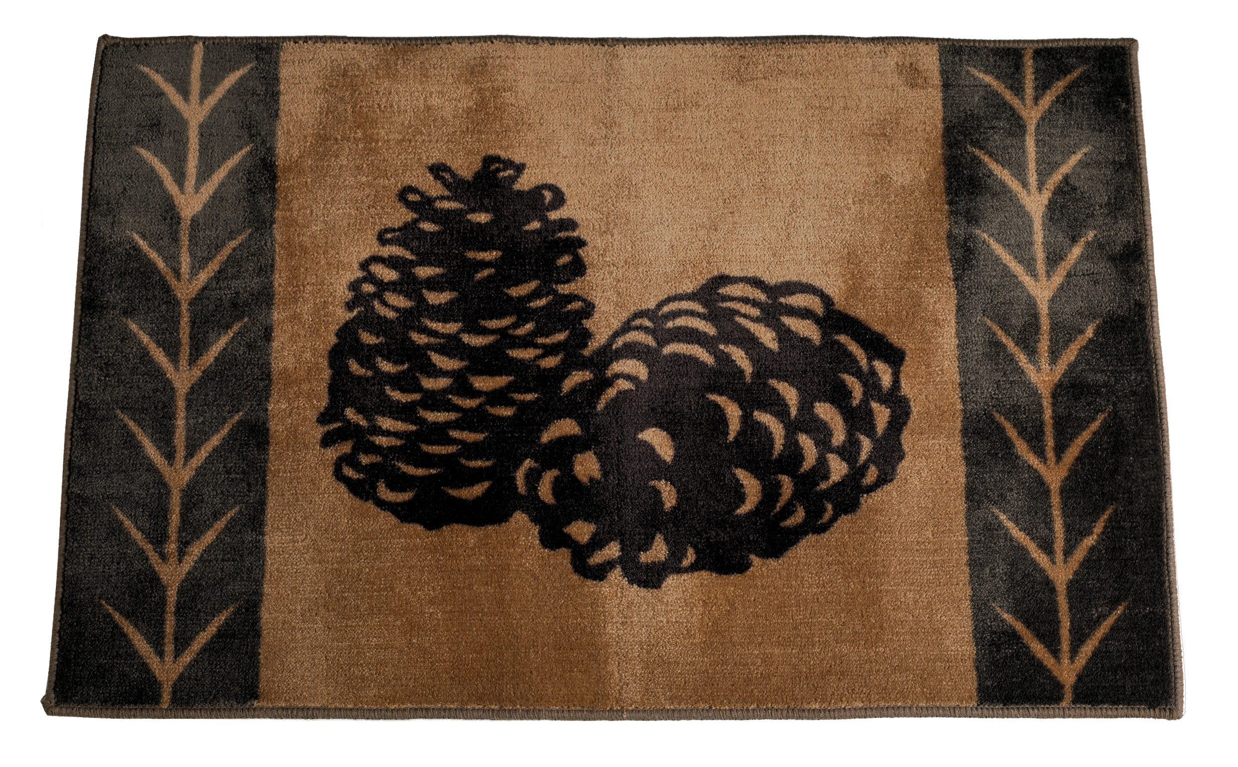 Paseo Road by HiEnd Accents Pine Cone Chocolate/Tan Area Rug & Reviews ...