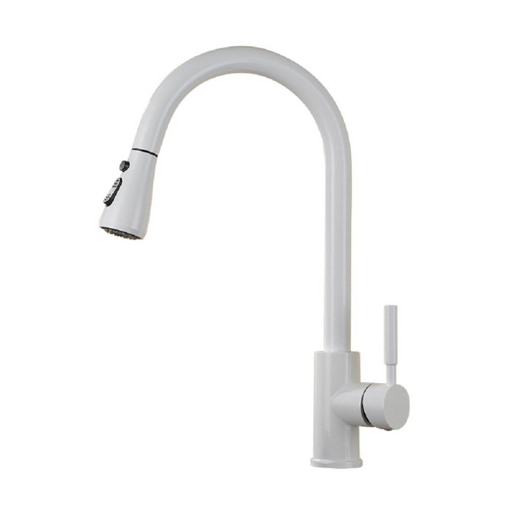 SMARTLET Pull out Single Handle Kitchen Faucet & Reviews | Wayfair