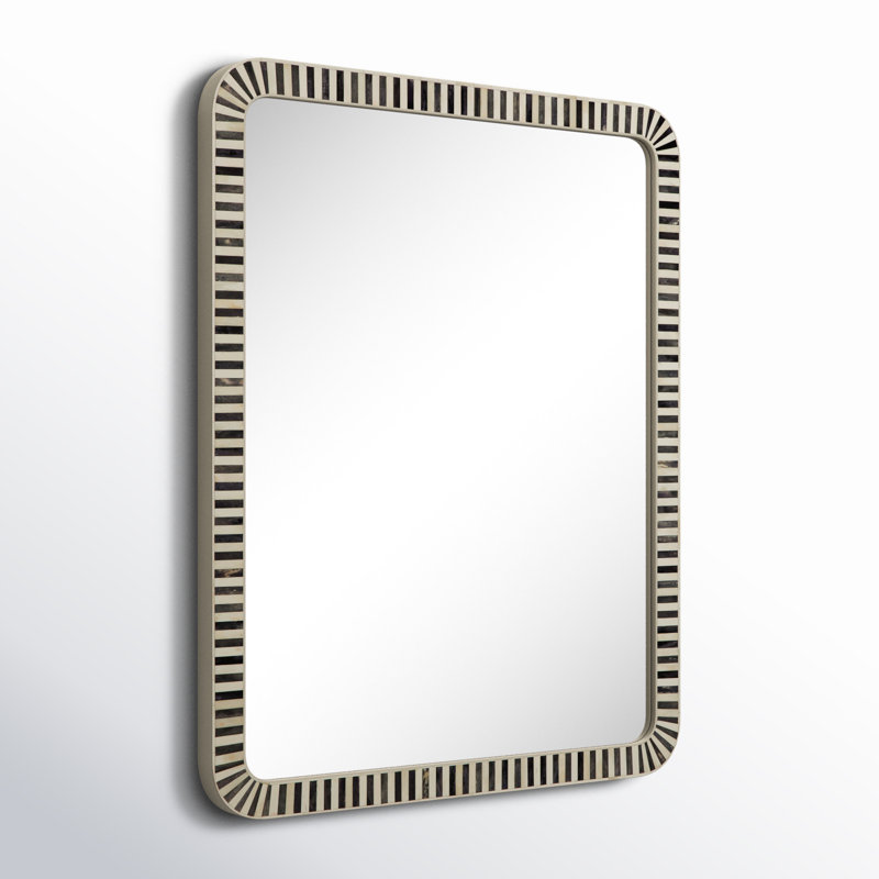 Birch Lane™ Donham Bone Wall Mirror | Wayfair