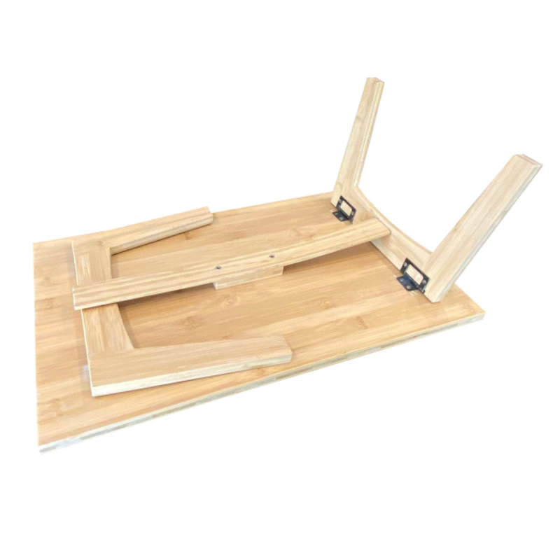 George Oliver Solid Bamboo Snap Laptop Bed Tray | Wayfair