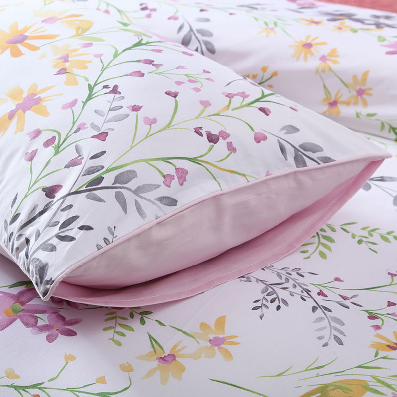 LISSTHER Luxury Pinky Spring Botanical Pattern Shabby Elegance Duvet ...