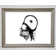 Happy Larry The Simpsons Homer Small Brain B N W Framed Print | Wayfair ...