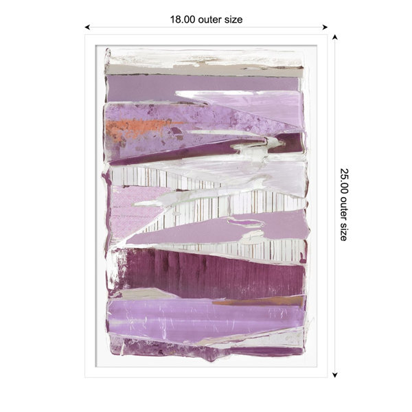 Wade Logan «Collage IV Lavender Version» par PI Studio, reproduction d ...