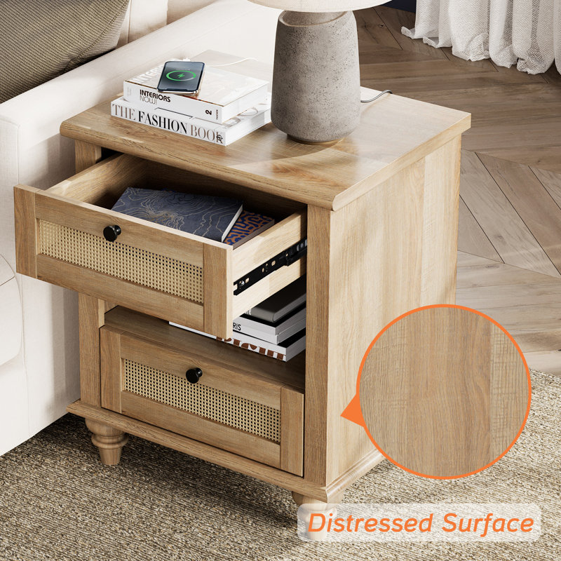 Sand & Stable™ Scarlett Shingo 2 - Drawer End Table with Storage and ...