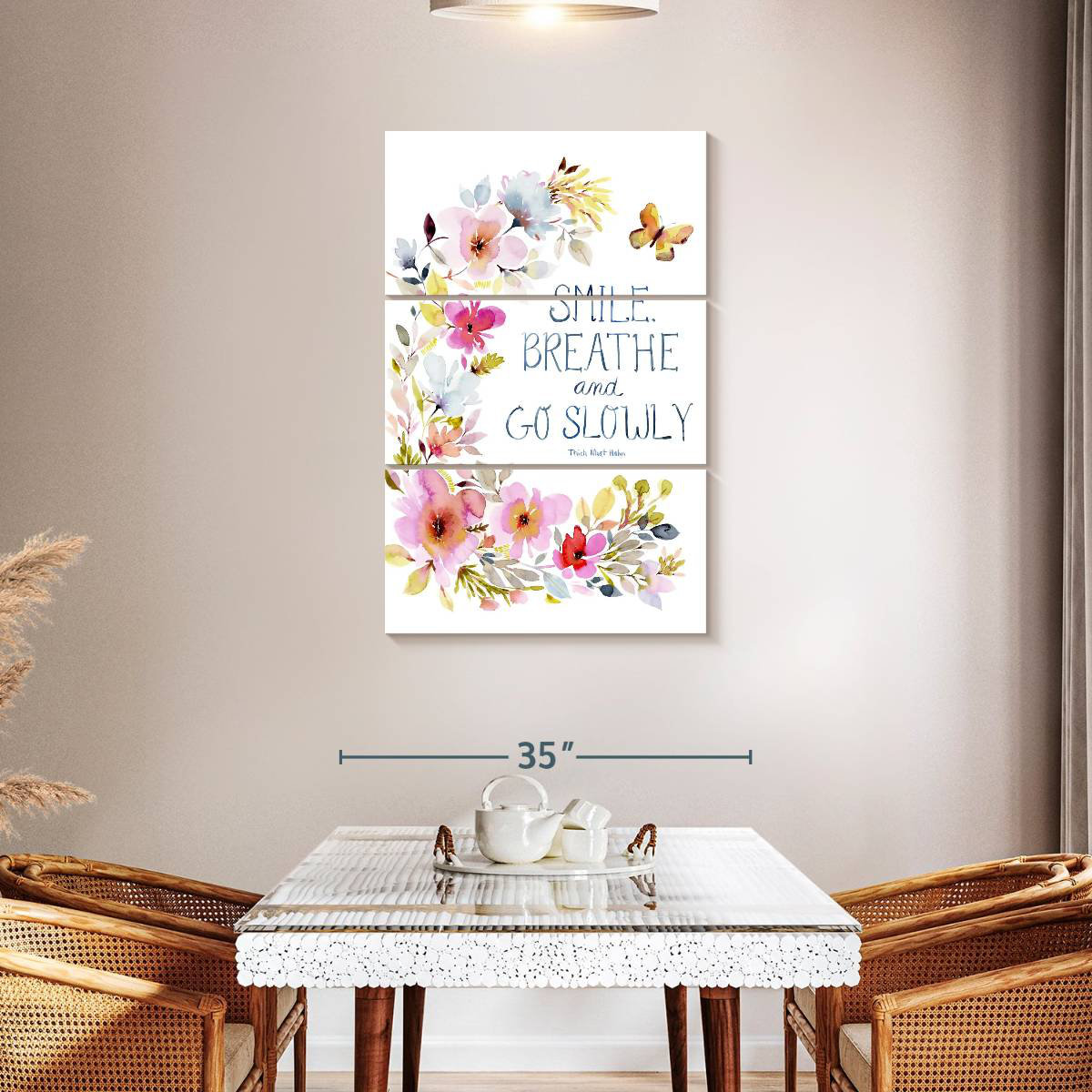 Ebern Designs Tergel Smile Breathe | Wayfair