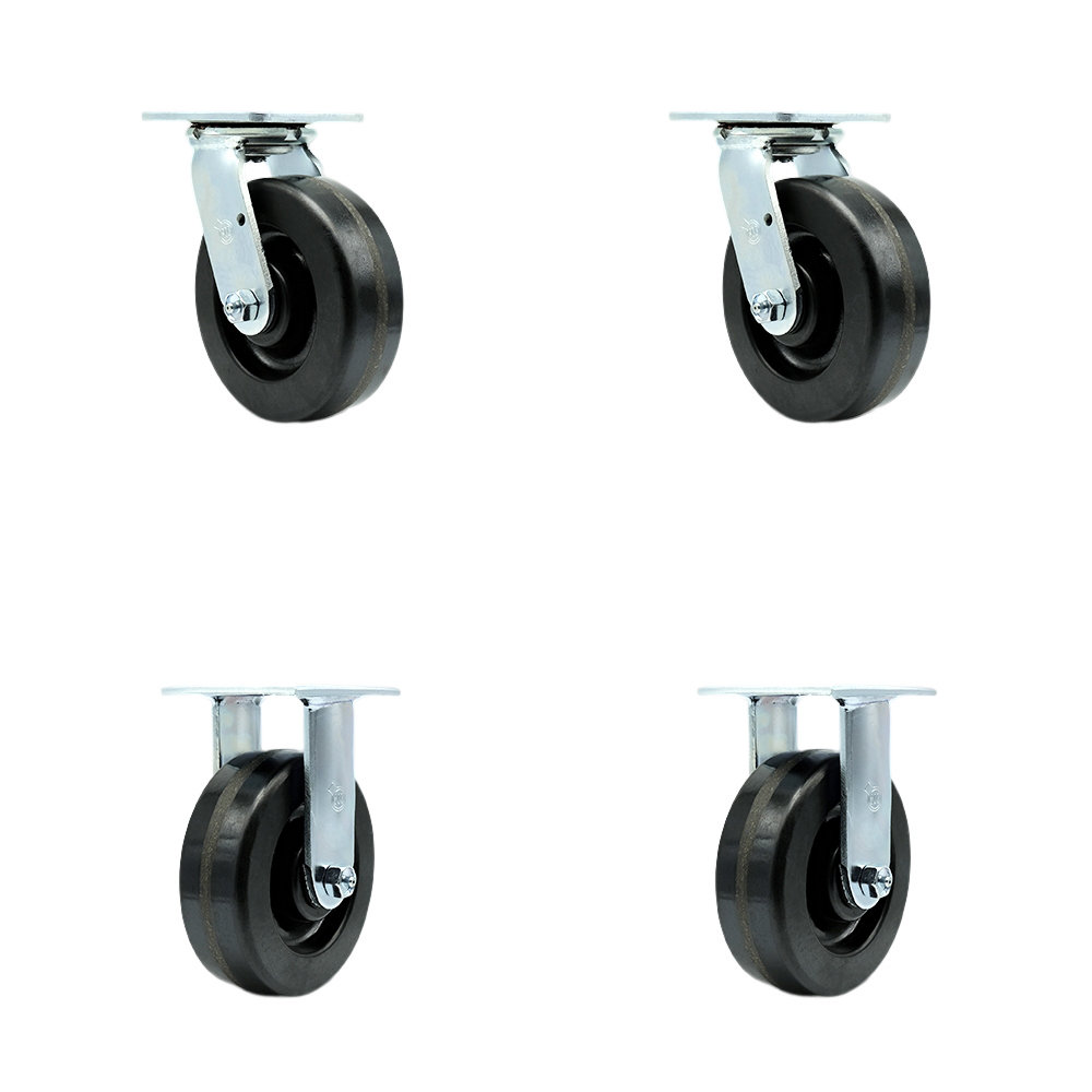 Service Caster 4 Piece Bassick Casters Caster Replacement Set | Wayfair