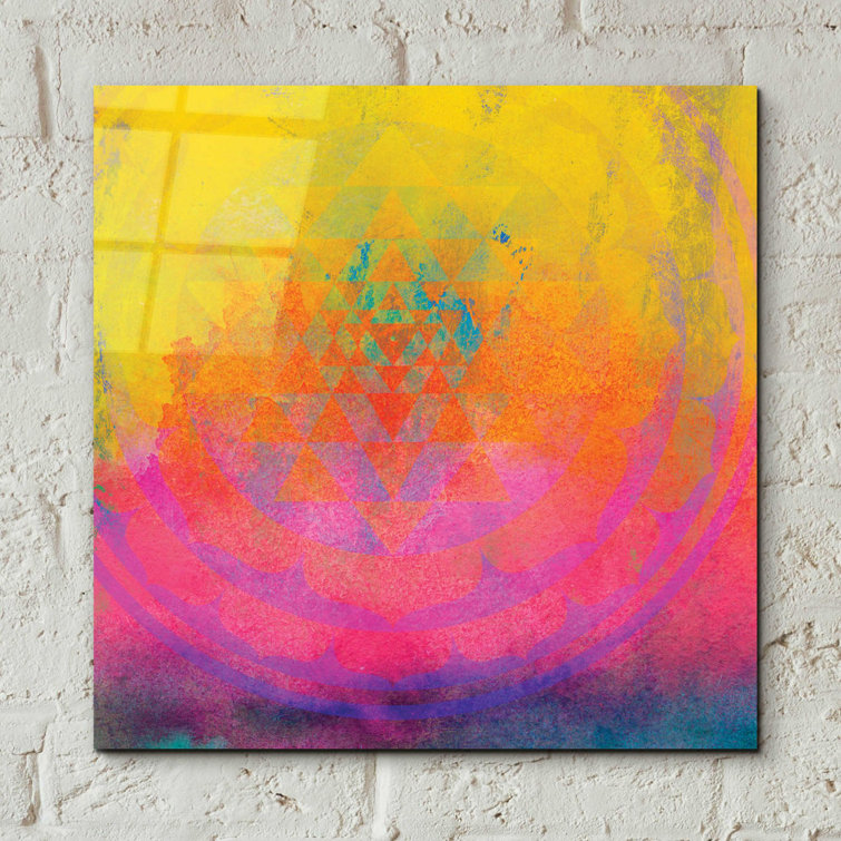 Wrought Studio High Frequency Mandala Fragment by Elena Ray - Unframed ...