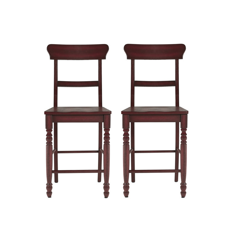 Alcott Hill® Calvie Ladder Back Counter Chair | Wayfair