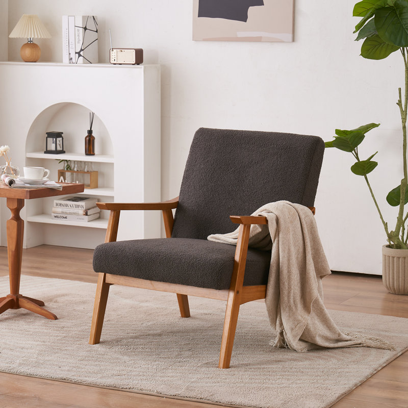 Wade Logan® Brimer Upholstered Armchair & Reviews | Wayfair