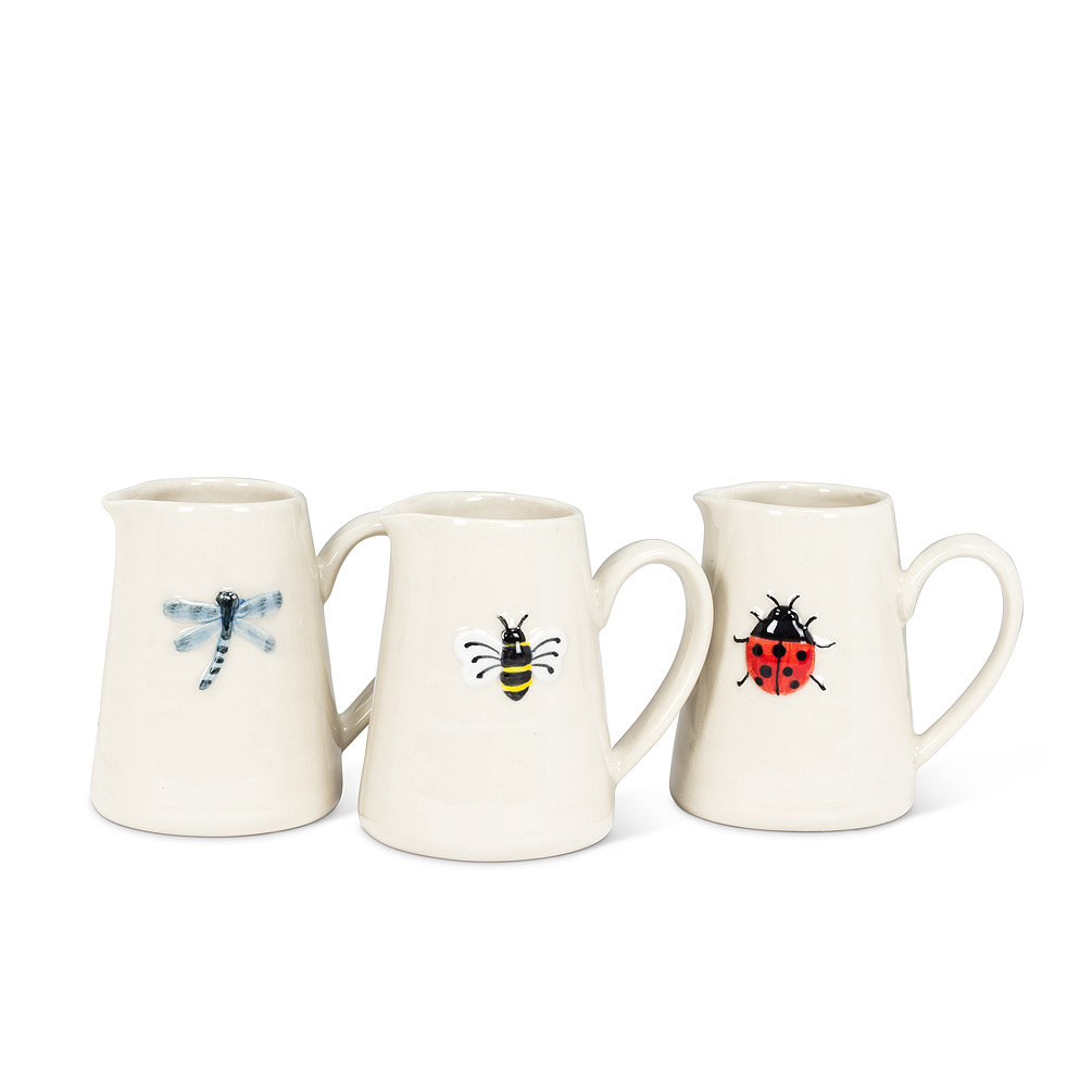 Rosalind Wheeler Killingly Ladybug 5 oz. Pitcher | Wayfair