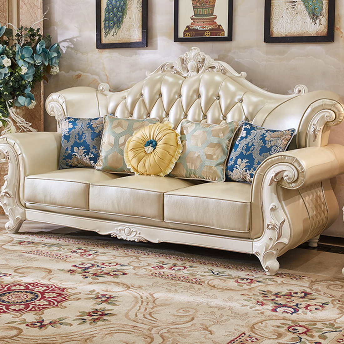 Laouteu European-style minimalist modern sofa | Wayfair
