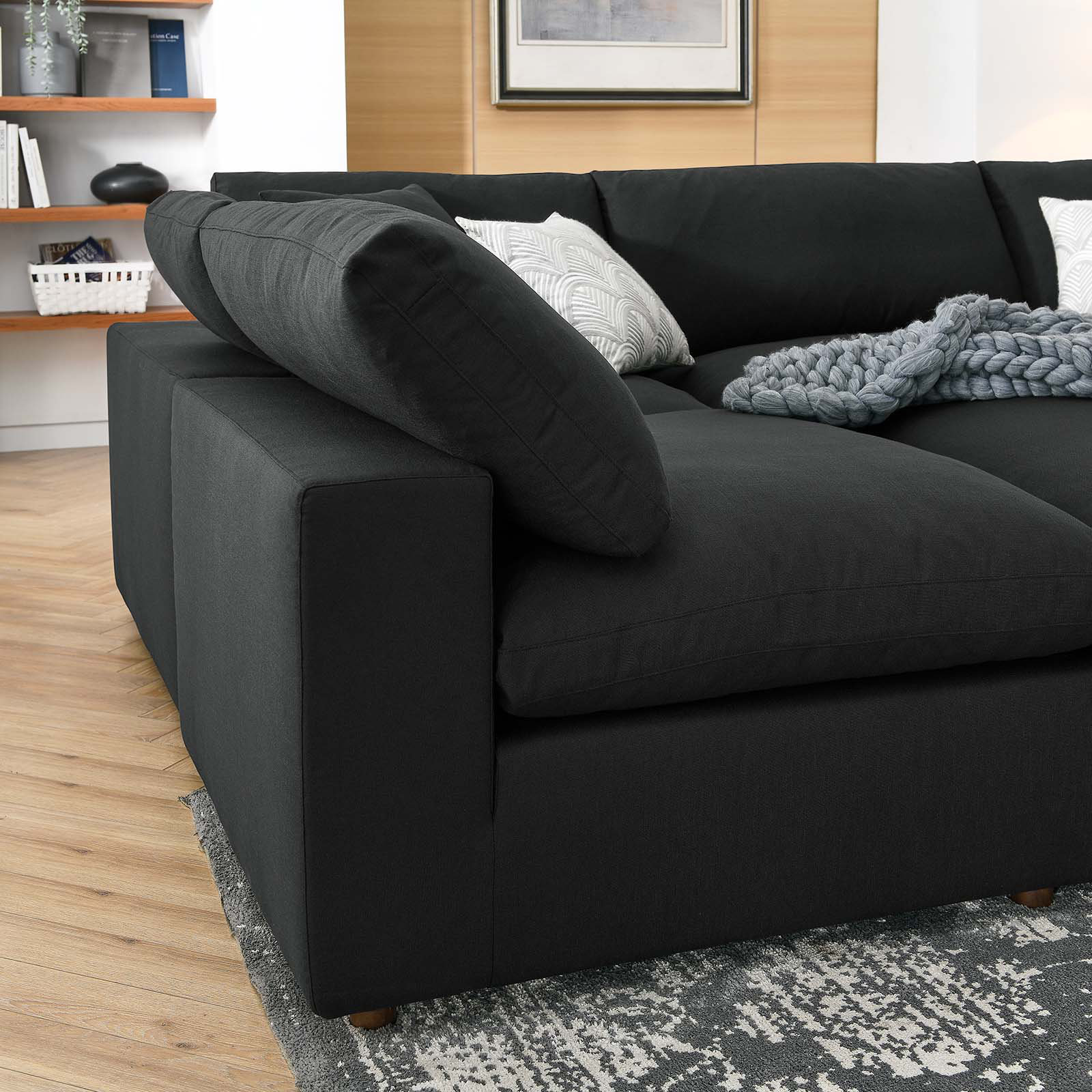 Modway Commix Down Filled Overstuffed 6-Piece Sectional Sofa | Wayfair