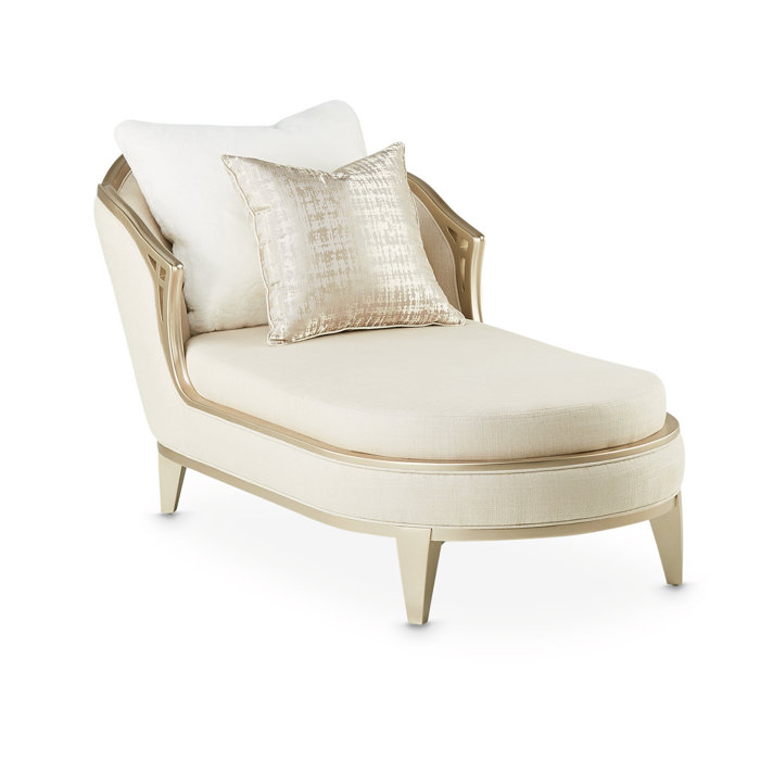 Michael Amini Villa Cherie Upholstered Chaise Lounge | Wayfair