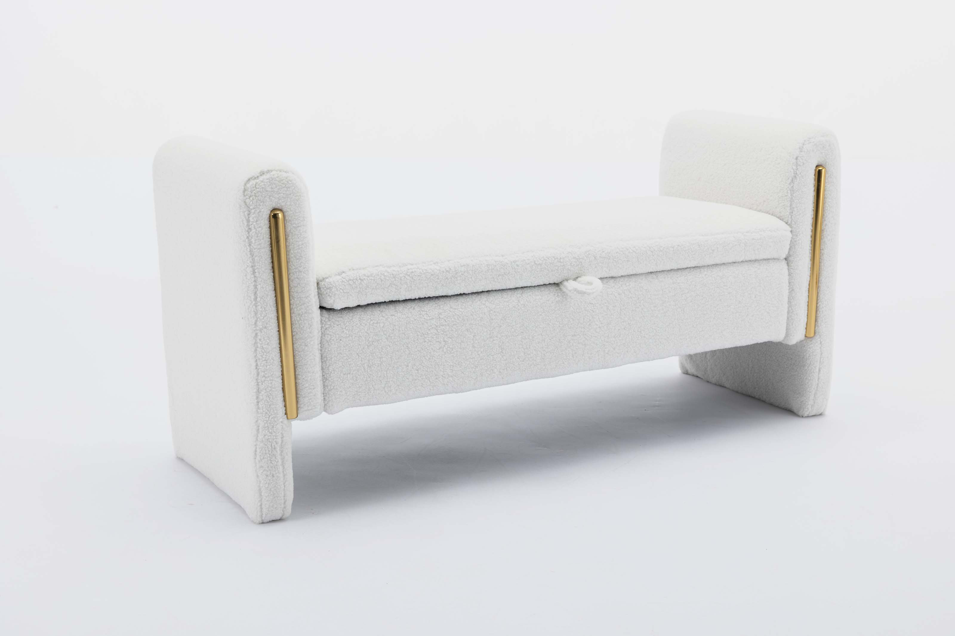 Mercer41 Francita Teddy Upholstered Storage Bench | Wayfair