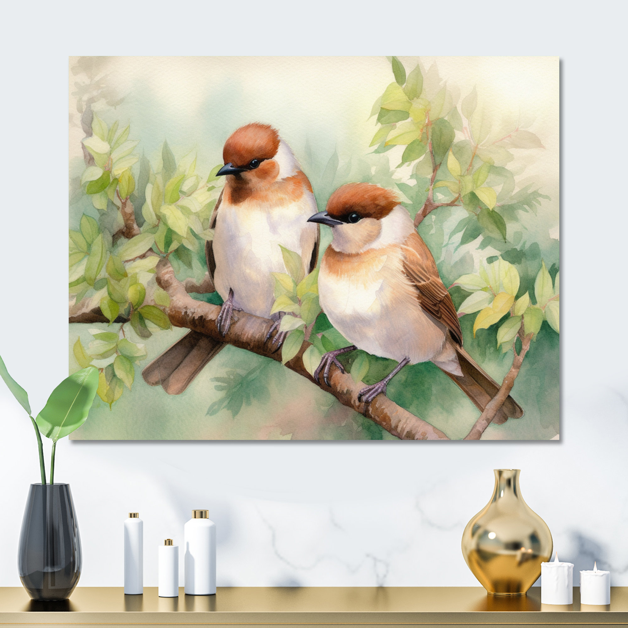 Winston Porter Birds of Spring IV - Animals Bird Metal Wall Decor | Wayfair