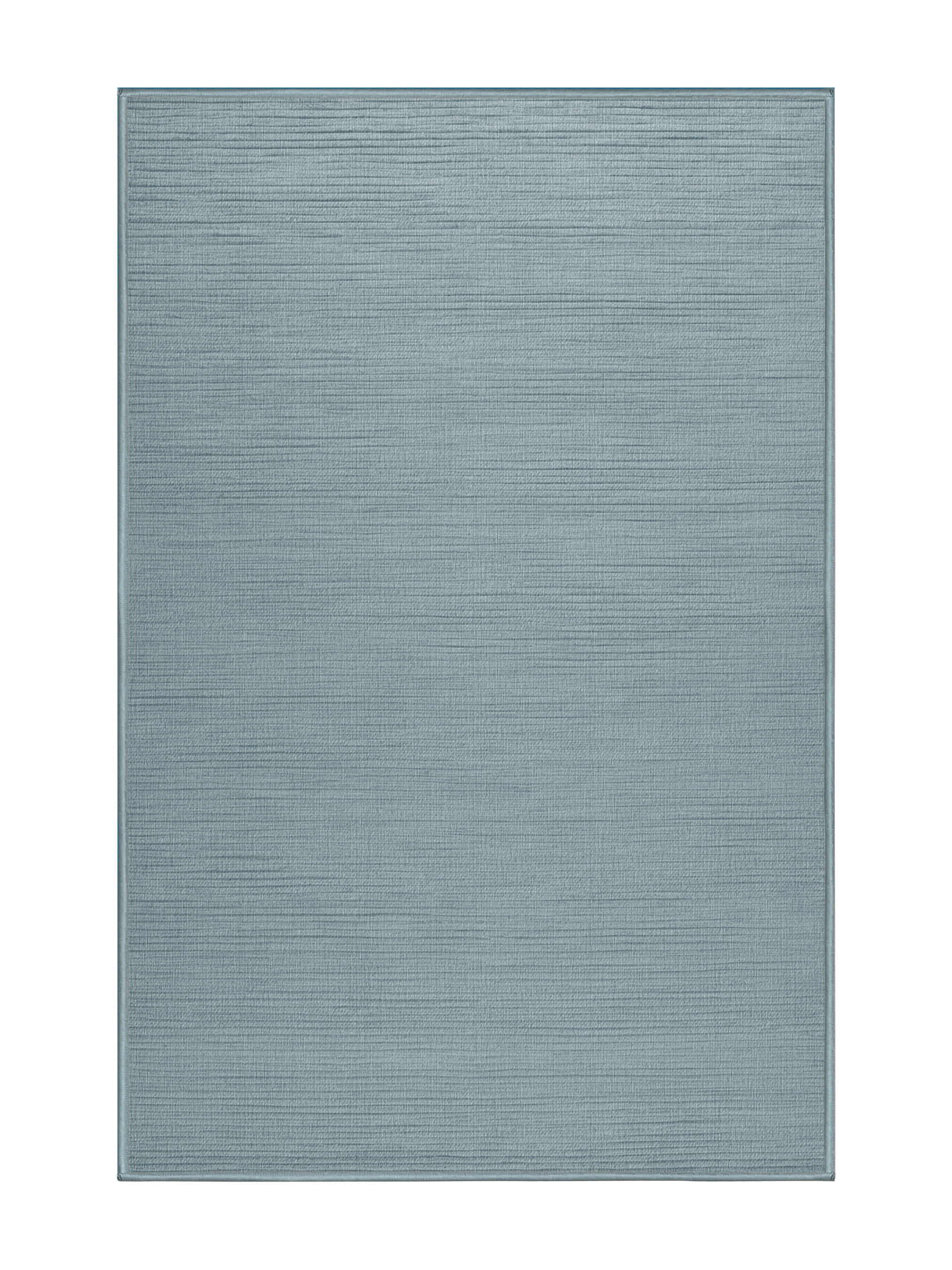 Hokku Designs Machine Washable Solid Blue Area Rug | Wayfair