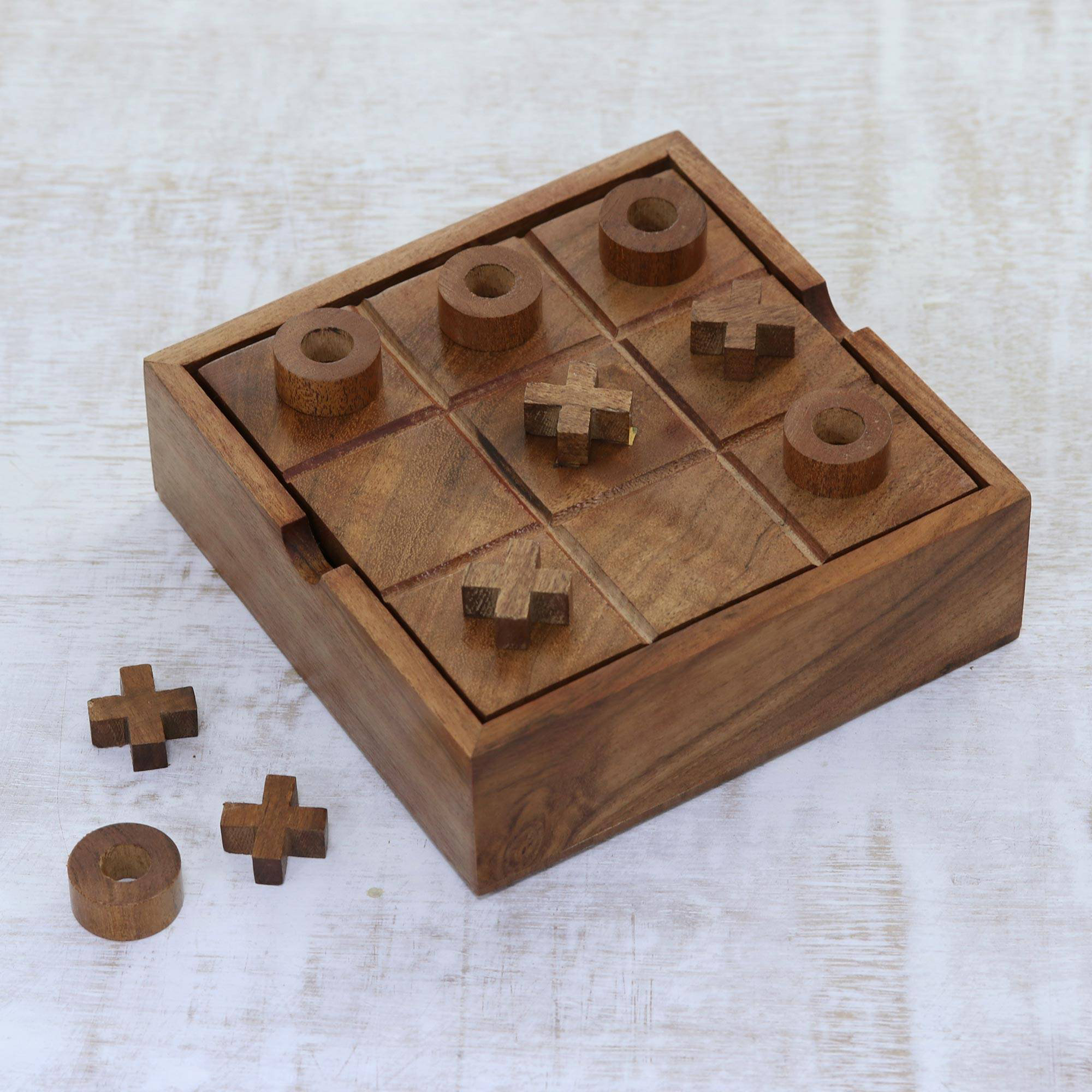 Arlmont & Co. Tamara Indoor Fun Wood 2 in 1 Board Game - Wayfair Canada