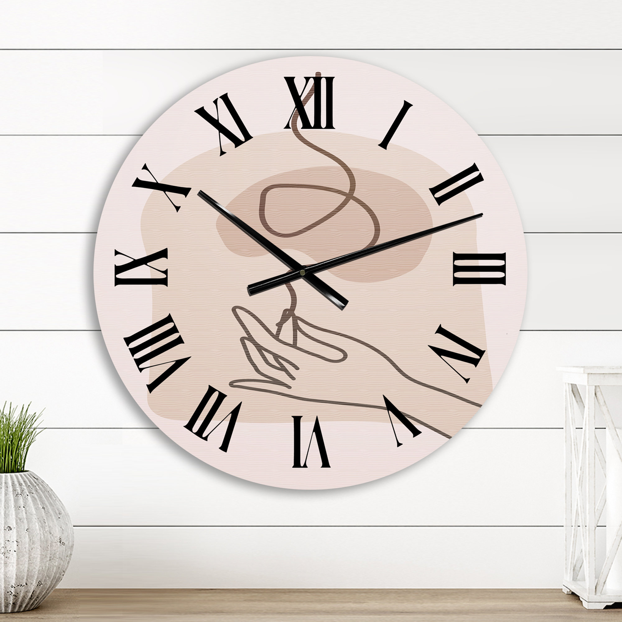 East Urban Home Boho Line Art In Shades Of Grey I - Mid-Century Modern ...