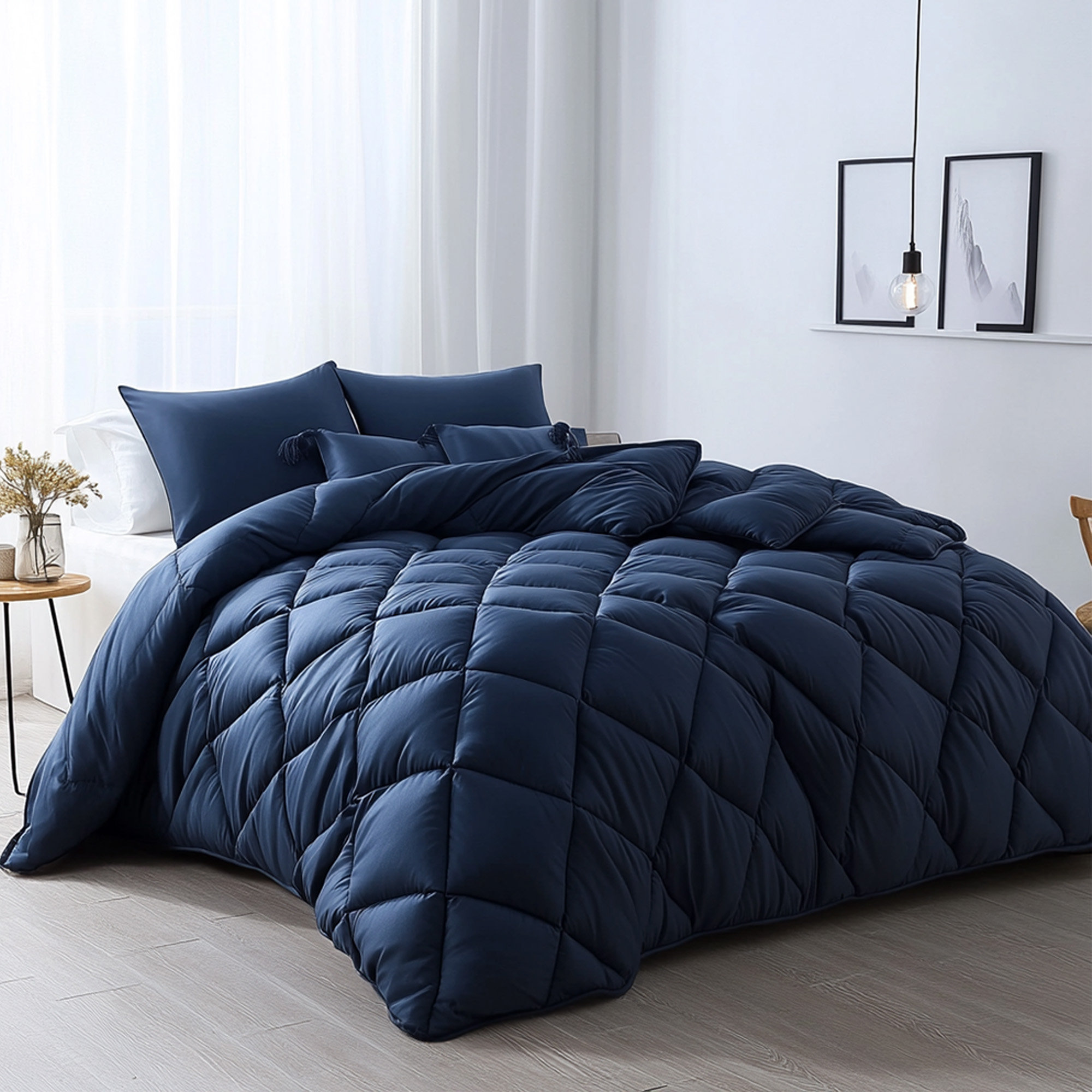 Latitude Run® Simple Modern Diamond Quilt All Season | Wayfair